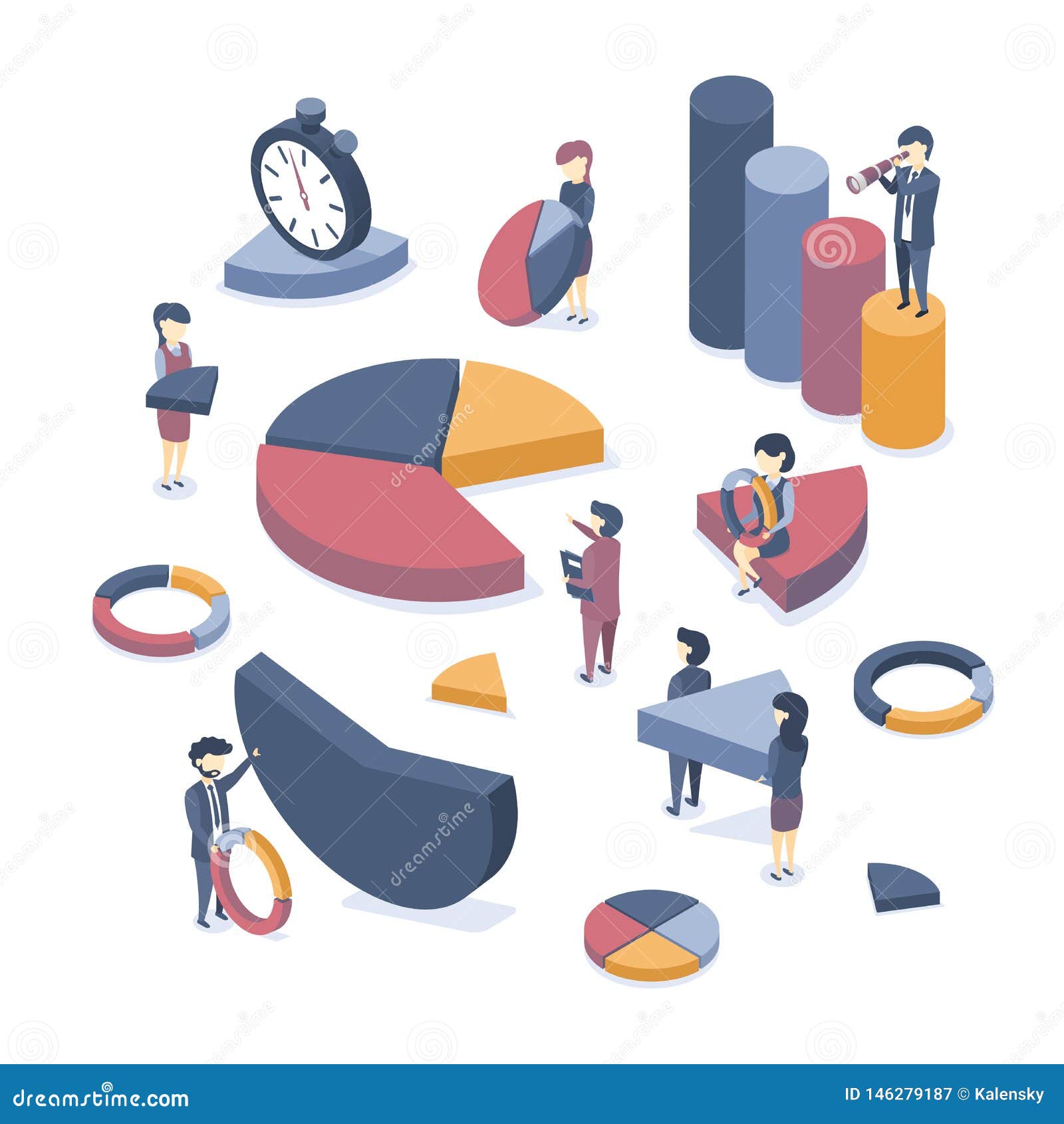 Concept of data analysis. stock vector. Illustration of concept - 146279187