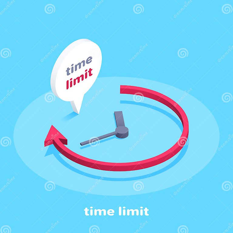 Business Clock Icon, Arrow and Time Limit Stock Vector - Illustration ...