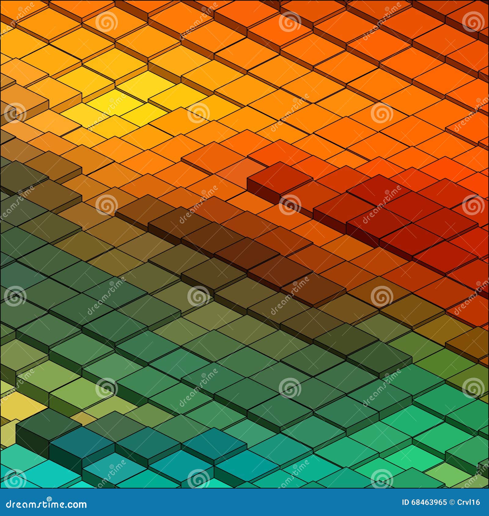 Isometric Vector Pattern stock vector. Illustration of building - 68463965