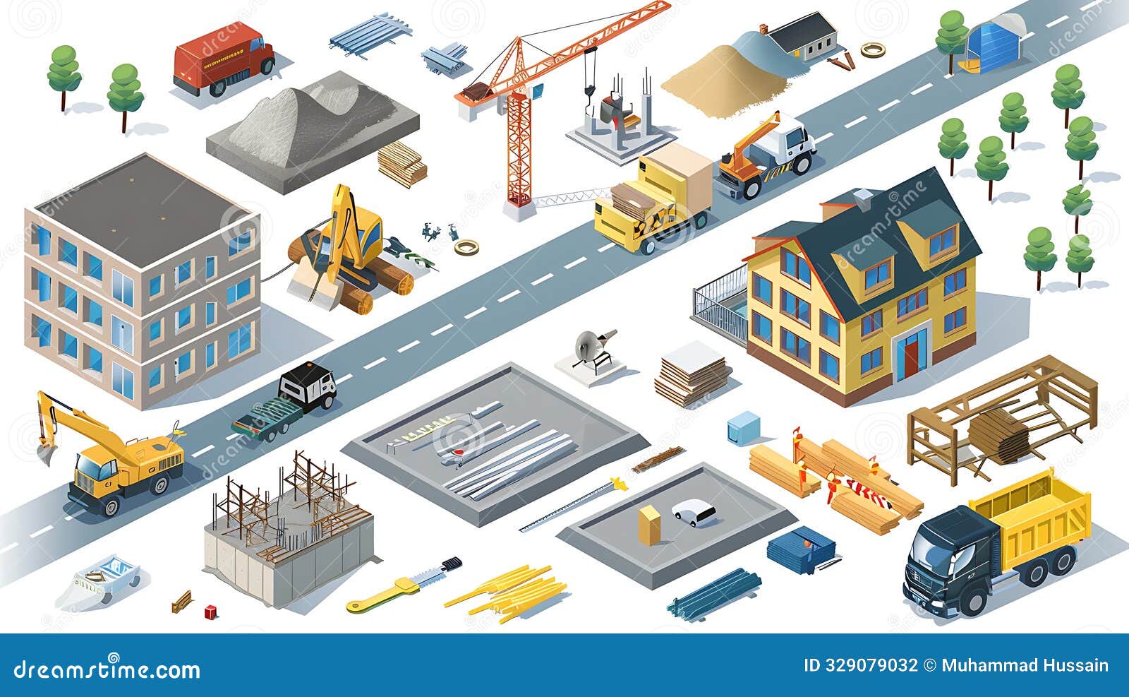 Building Permit Icon, Pictogram On White Vector Illustration ...