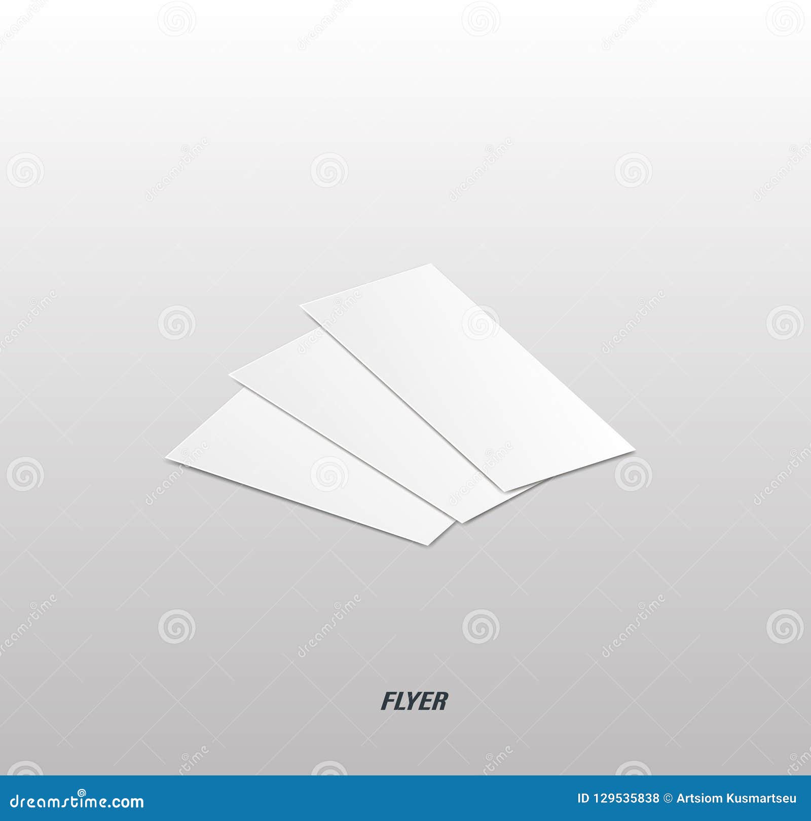 Vertical Flyer Design Template With Square Photo Collage Layout In ...