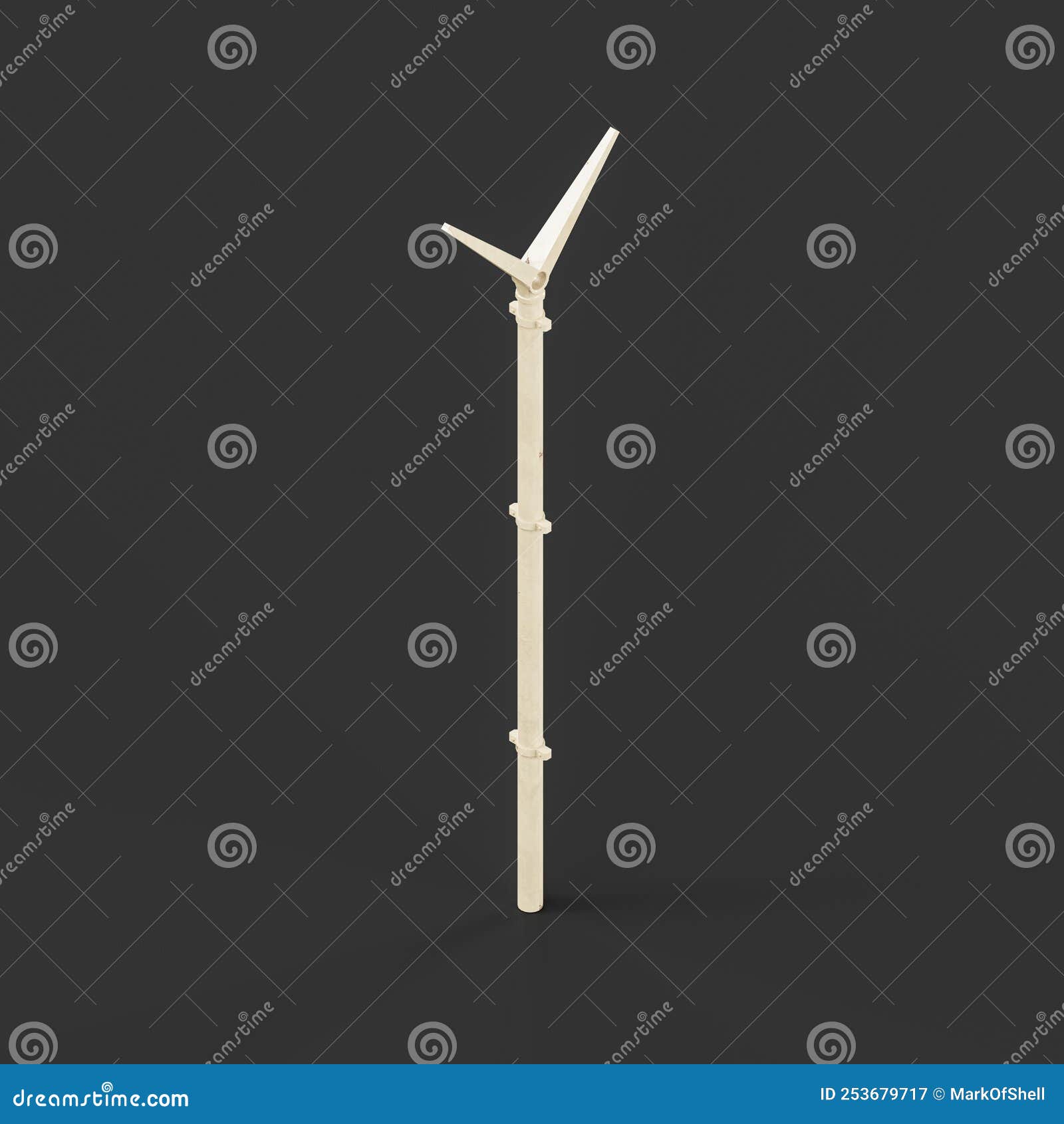 Isometric View Razor Wire Fence Post, Military and Prison Security ...