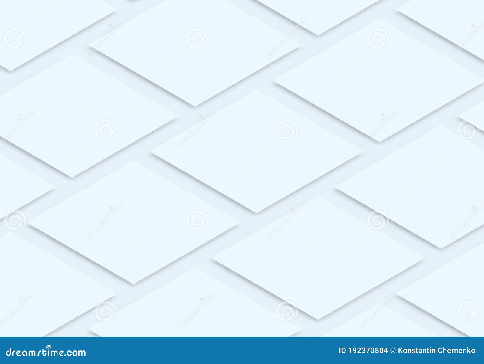 Isometric View Square Social Media Post Mockup with White Background ...