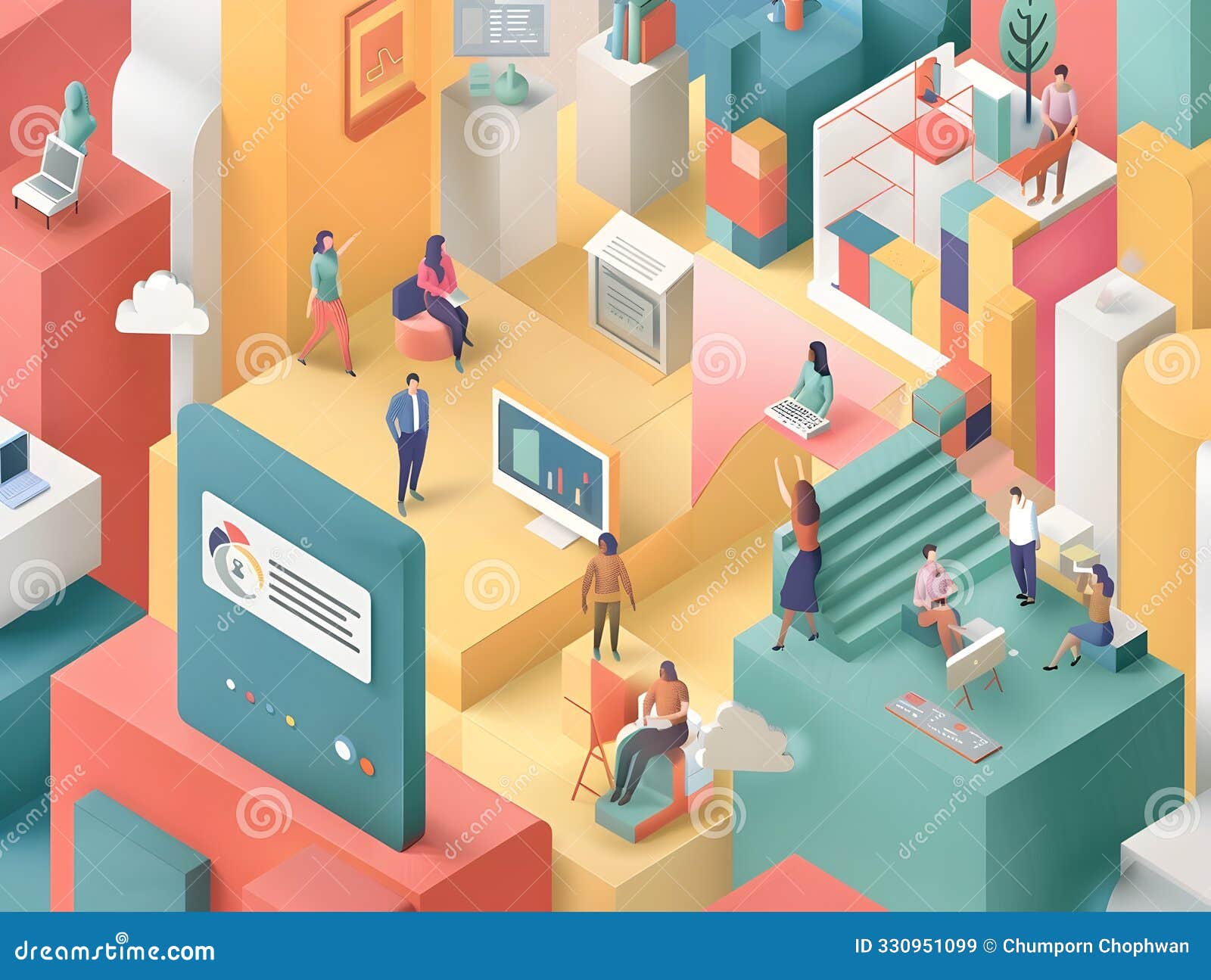 Isometric Visualization of Personalized CRM Data Analytics for Customer ...