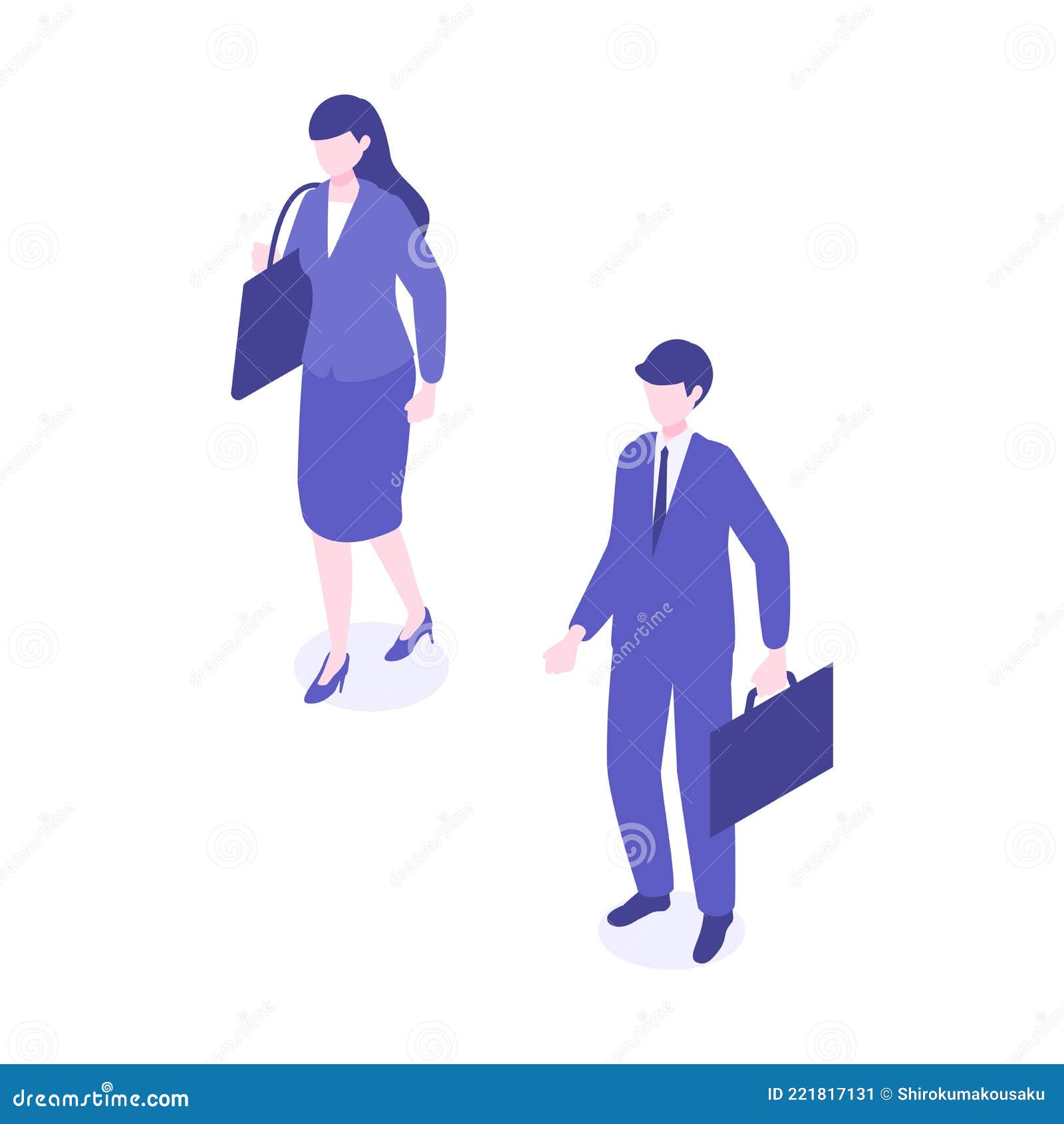 Isometric Walking Businessman Character Design in Different Poses Stock ...