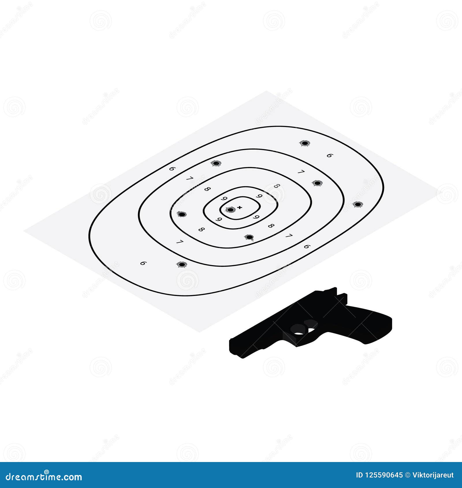 Target Shoot Vector. TARGET TEMPLATE DESIGN. SHOOT VECTOR ...
