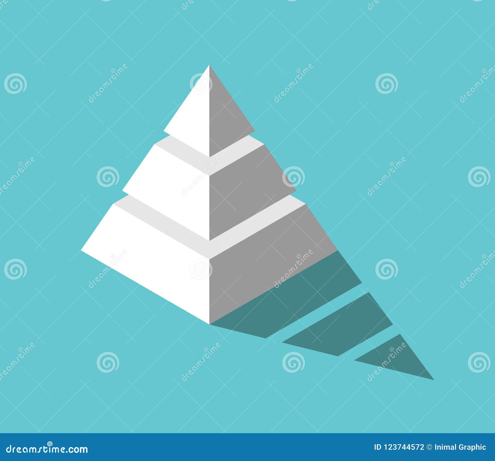 Pyramid Of Three Social Class Infographic Vector Illustration ... Pyramid Of Three Social Class Infographic Vector Illustration ...