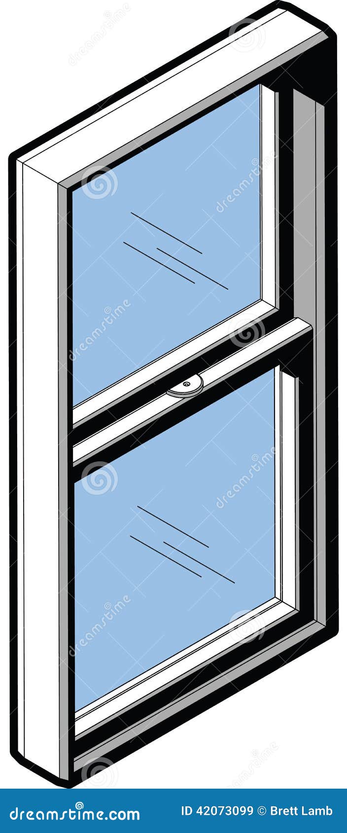 Isometric Window stock illustration. Illustration of cartoon - 42073099