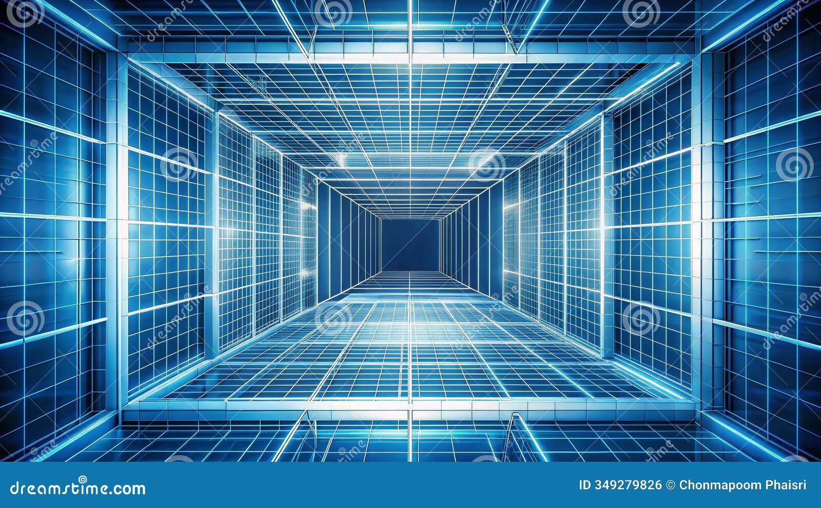 Isometric Wireframe Refinery Plant With Detailed Structures Royalty ...