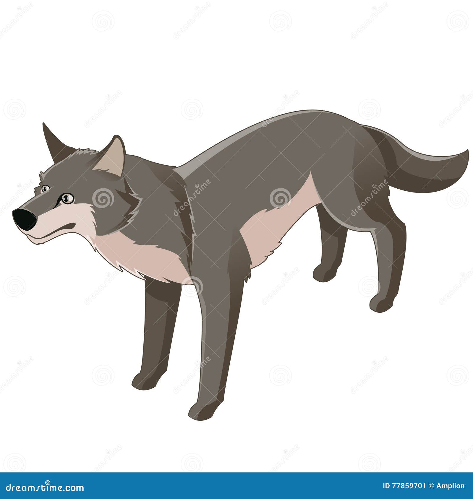 Wolf Icon Vector Set. Animals Illustration Sign Collection. Wolf Howls ...