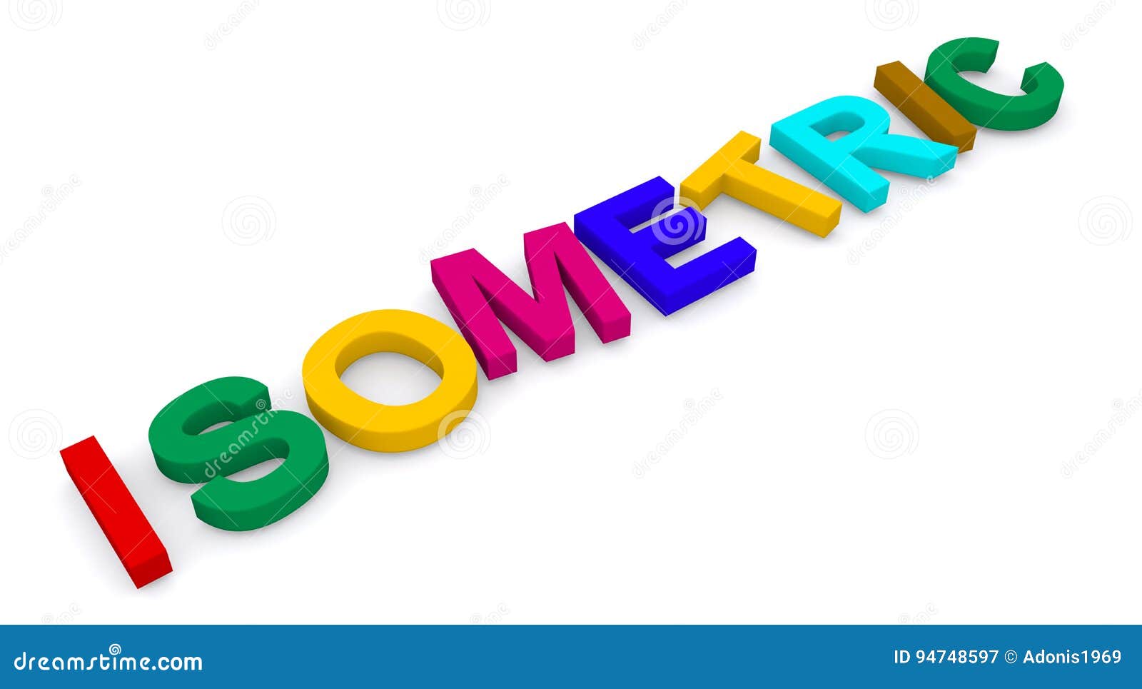 Isometric stock illustration. Illustration of colourful - 94748597