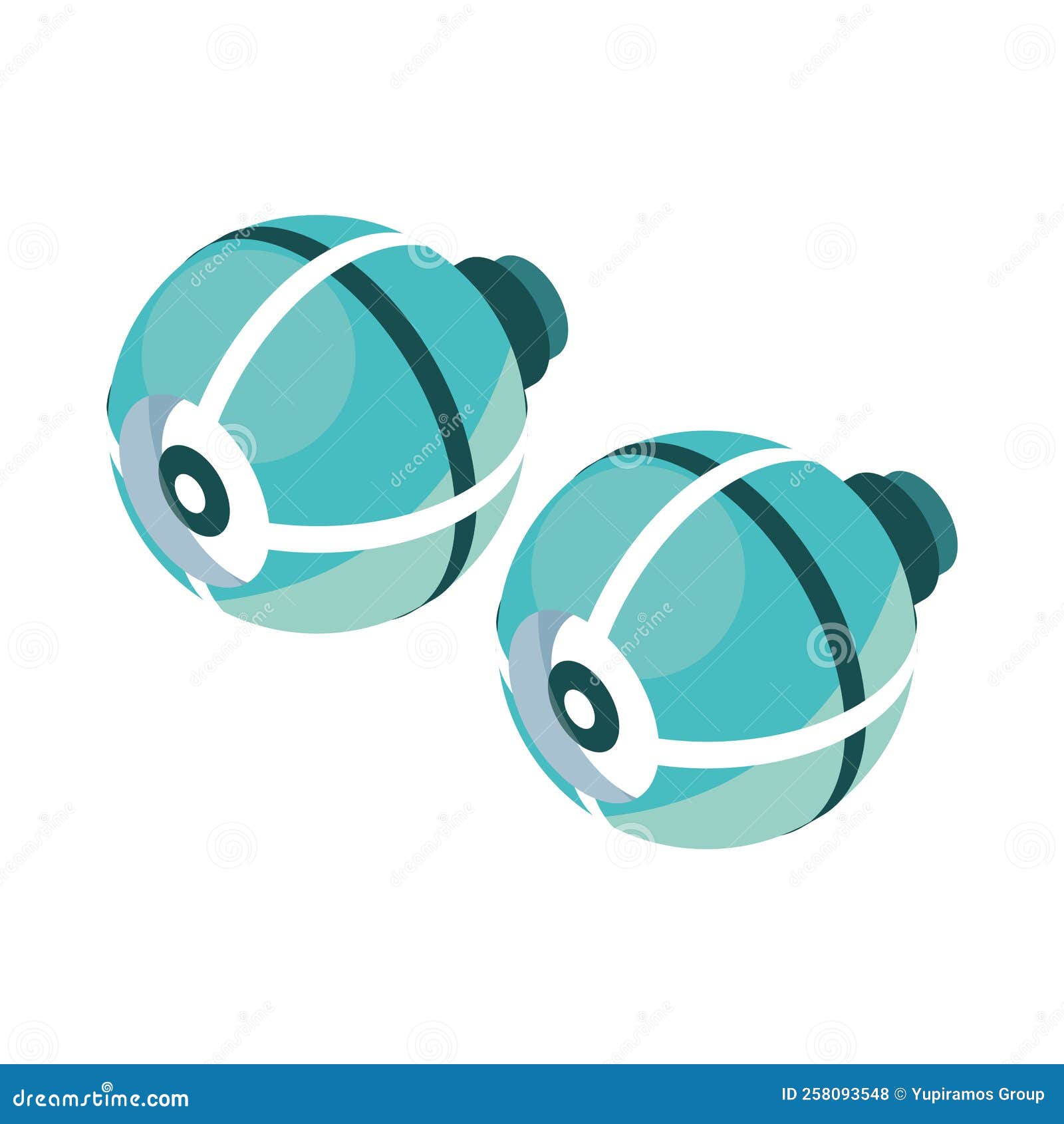 Isometrie vektor abbildung. Illustration von leben, molekül - 258093548