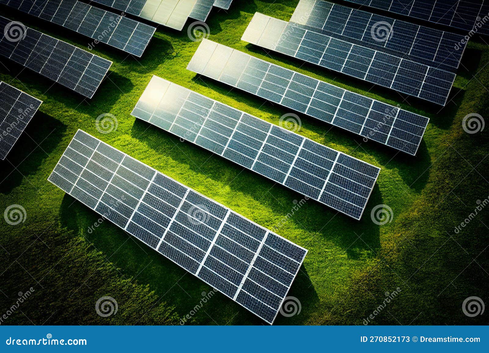 Isometriska Solpaneler. Det Nya Solbatteriet Genererar Ren El. Stock ...