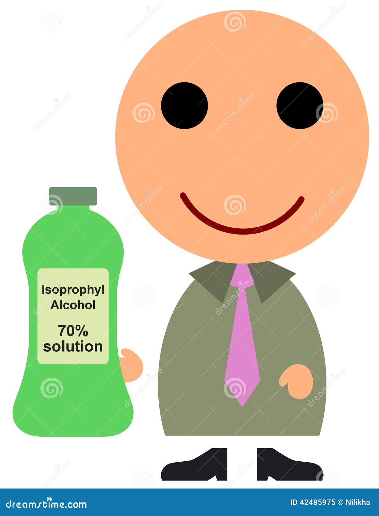 Rubbing Alcohol Cartoon