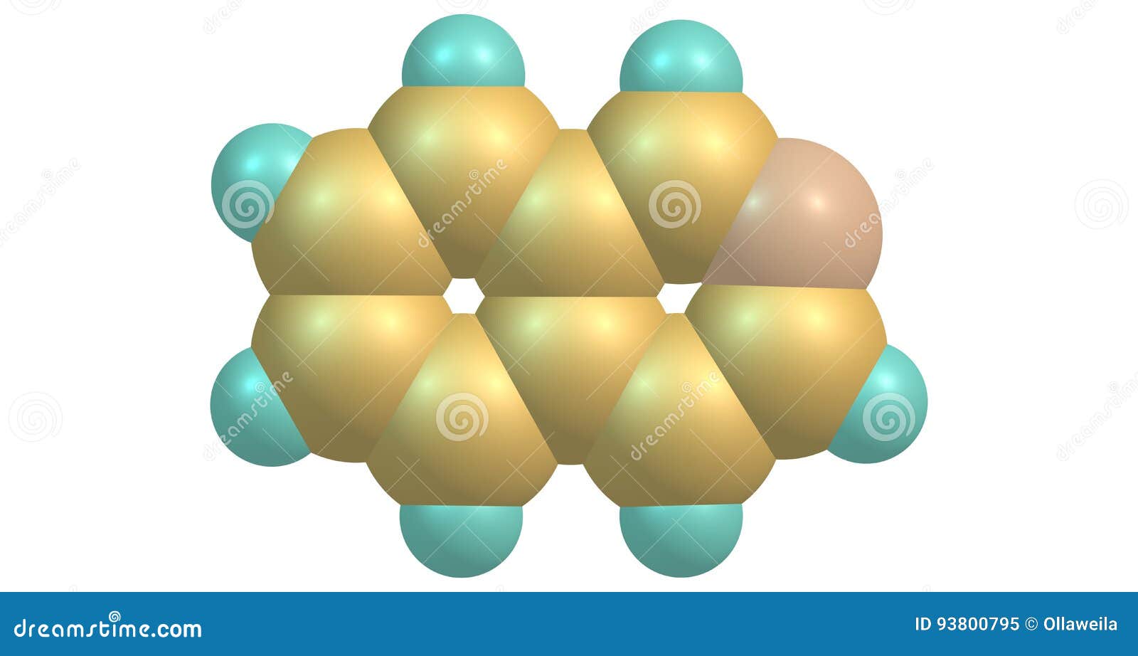 Isoquinoline Molecular Structure Isolated on White Stock Illustration ...