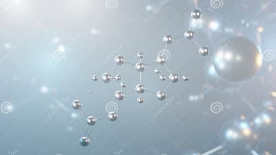 Isosorbide Dinitrate Molecular Structure, 3d Model Molecule, Nitrates ...