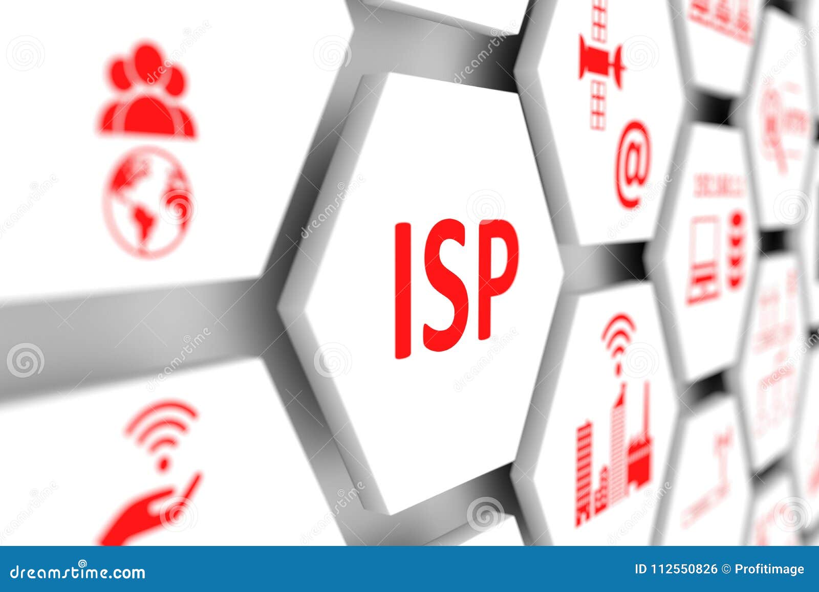 ISP concept stock illustration. Illustration of online - 112550826