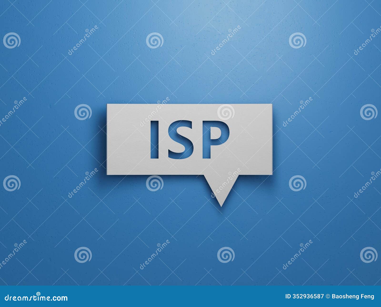 Isp Sign On Speech Bubble. Royalty-Free Stock Photo | CartoonDealer.com ...