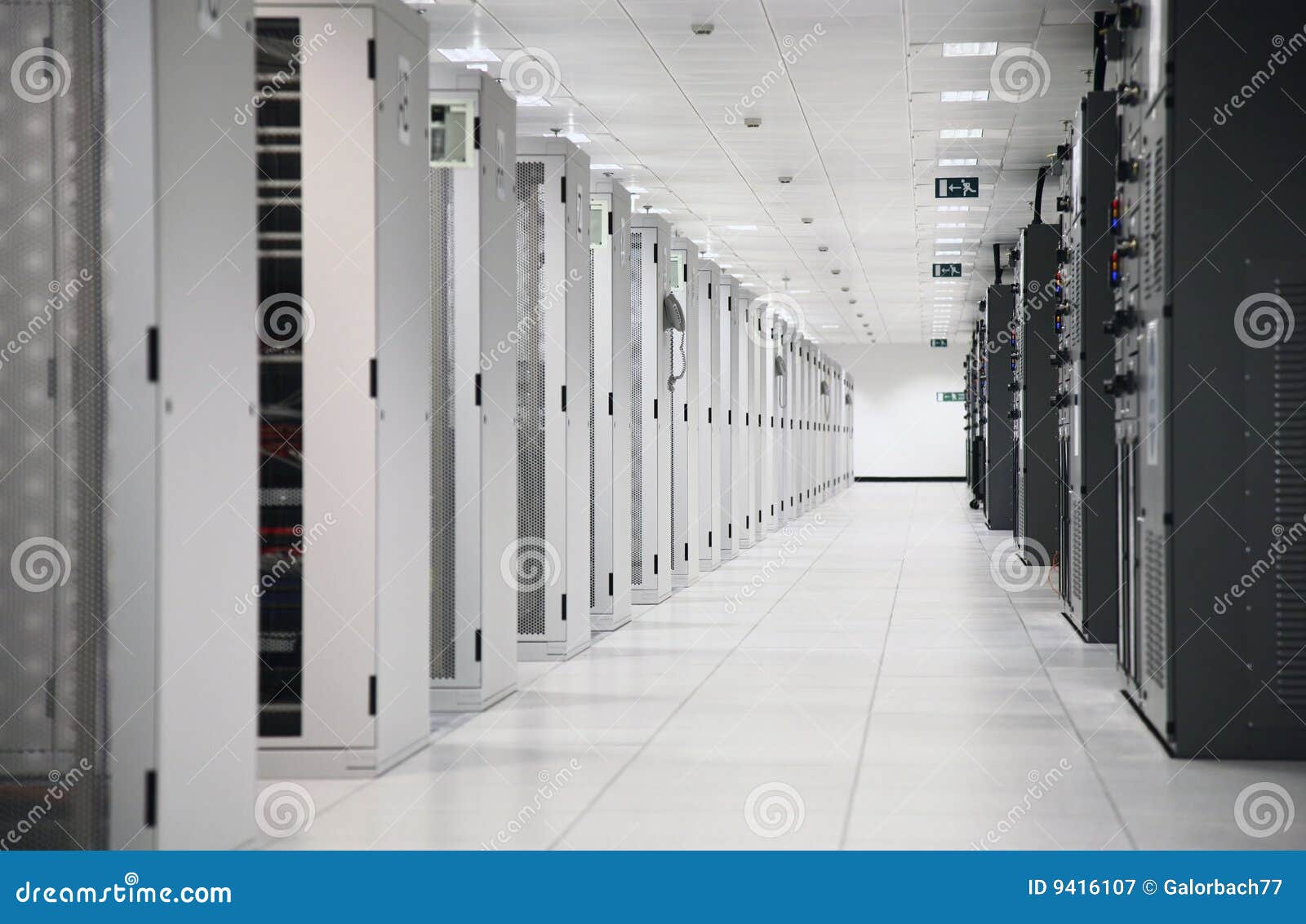 ISPs Data Center stock image. Image of server, support - 9416107