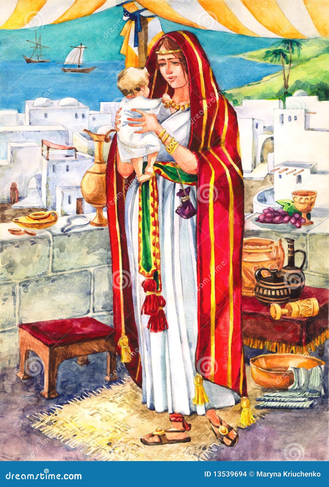 Israel antiga. Matriz ilustração stock. Ilustração de ouro - 13539694