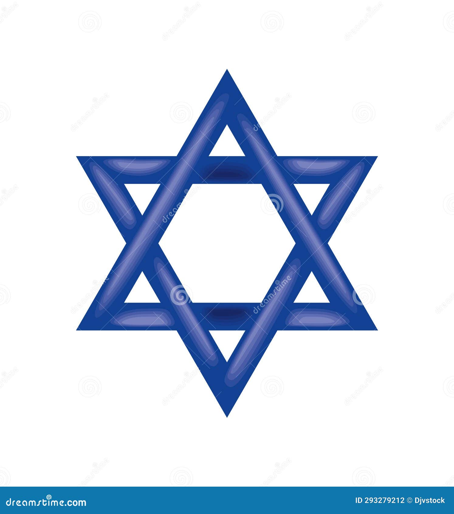 Israel blue star emblem stock illustration. Illustration of hebrew ...