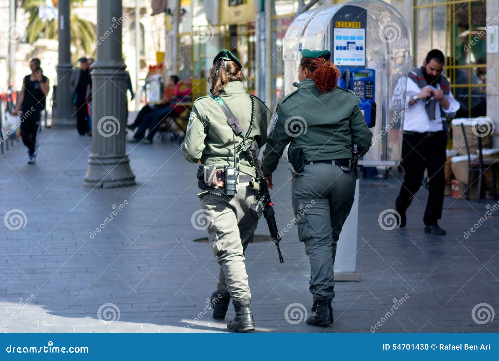 Israel Border Police imagen editorial. Imagen de gente - 54701430