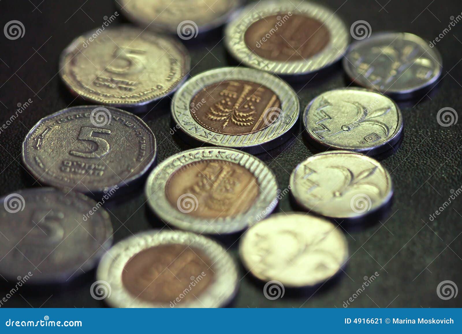 Israel currency stock image. Image of silver, israel, metal - 4916621