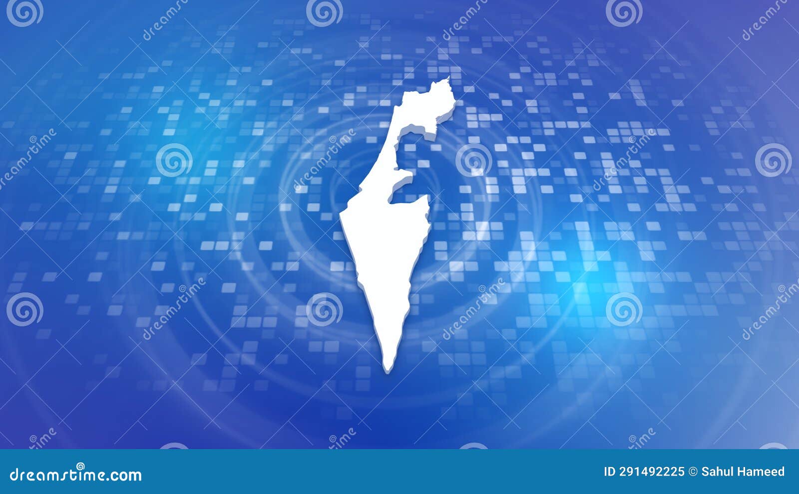 Israel 3D Map Background stock image. Image of politics - 291492225