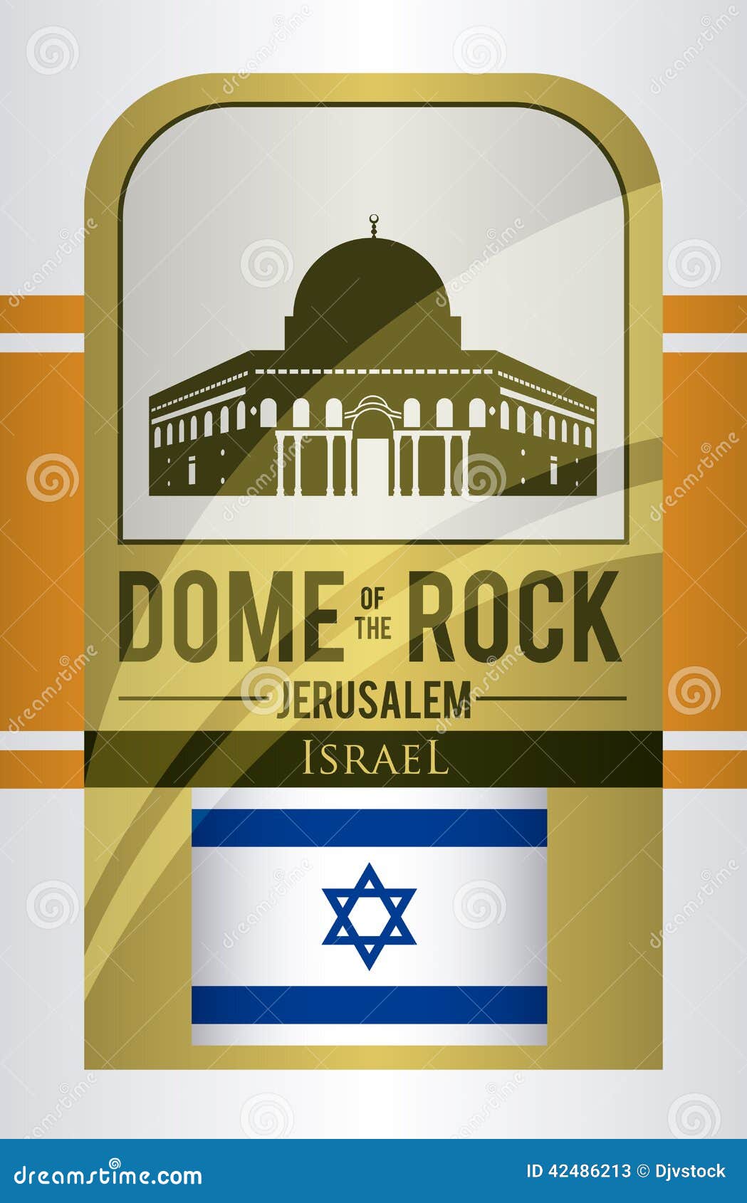 Israel design stock vector. Illustration of east, world - 42486213