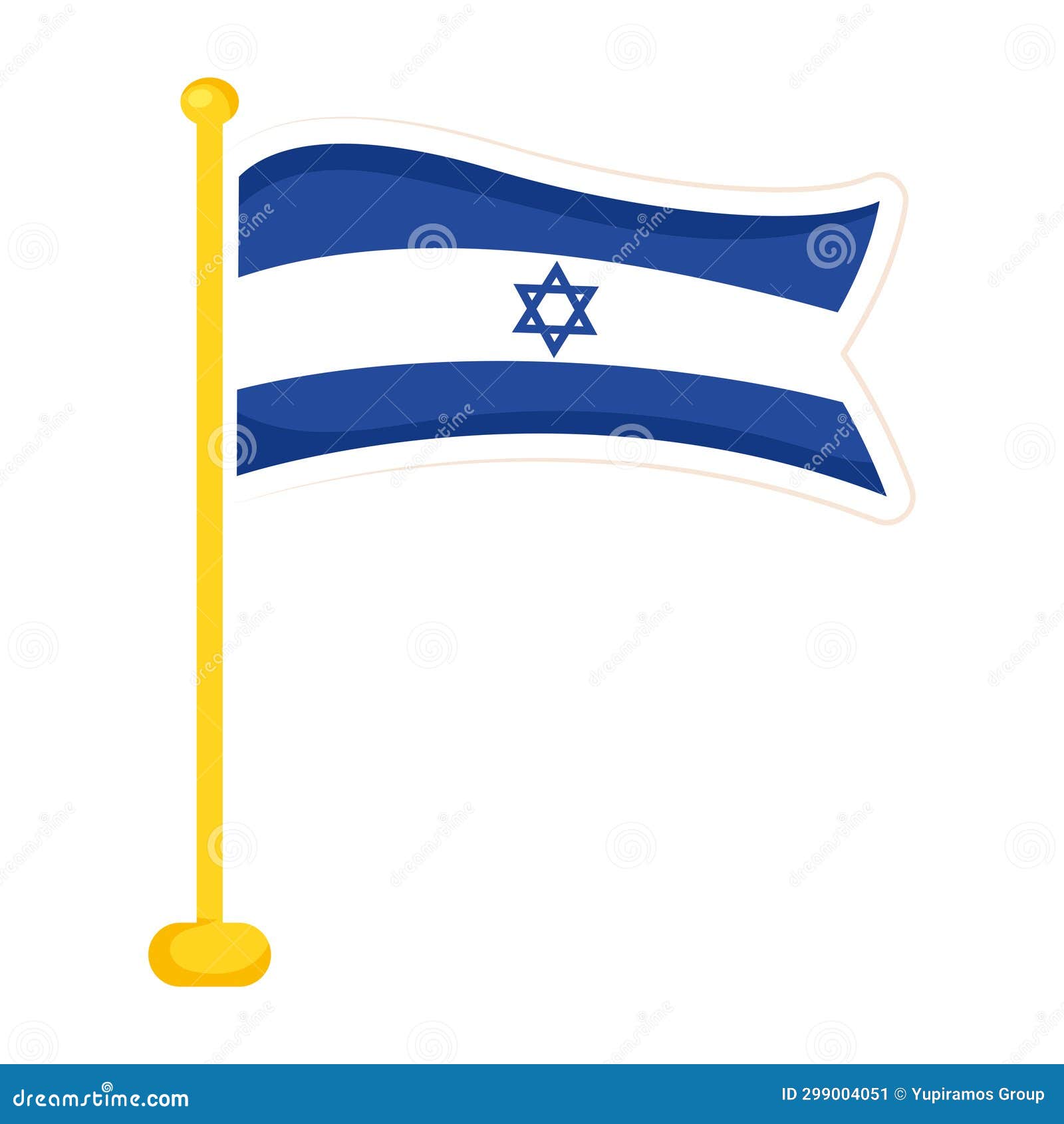 Israel flag design stock illustration. Illustration of independence ...