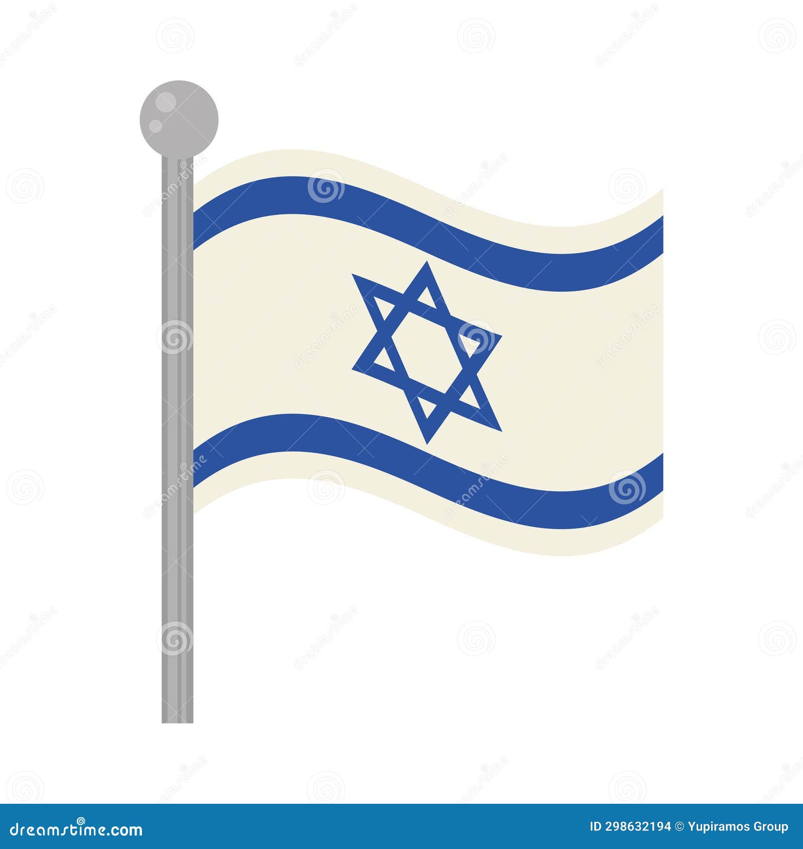 Israel flag design stock illustration. Illustration of arab - 298632194