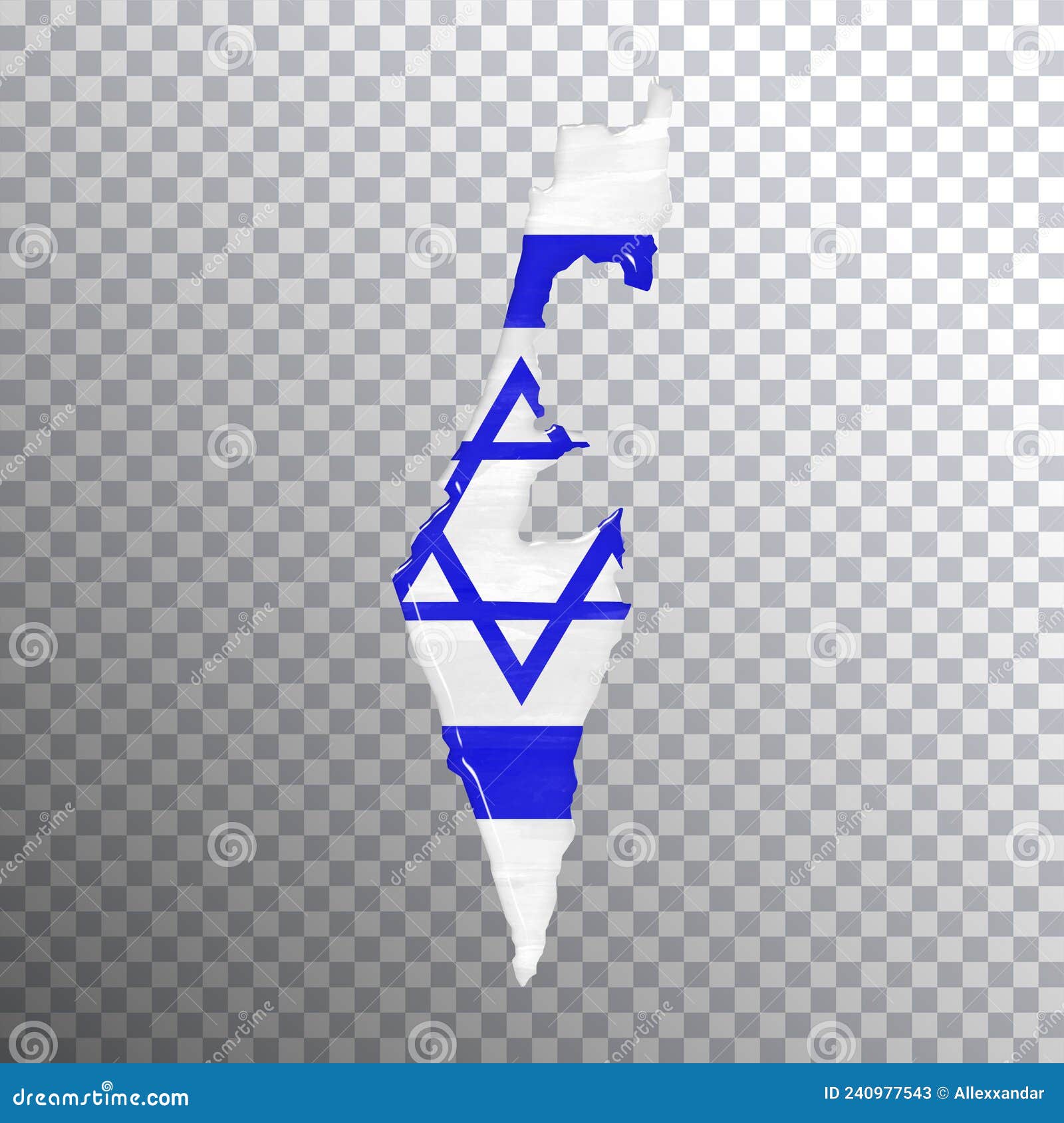 Israel Flag And Map, Transparent Background Royalty-Free Stock ...