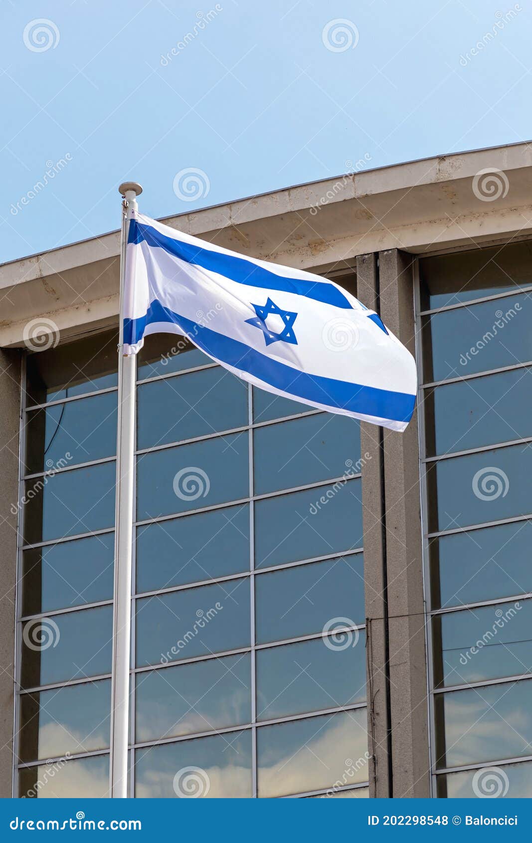 Israel Flag stock photo. Image of flying, state, david - 202298548