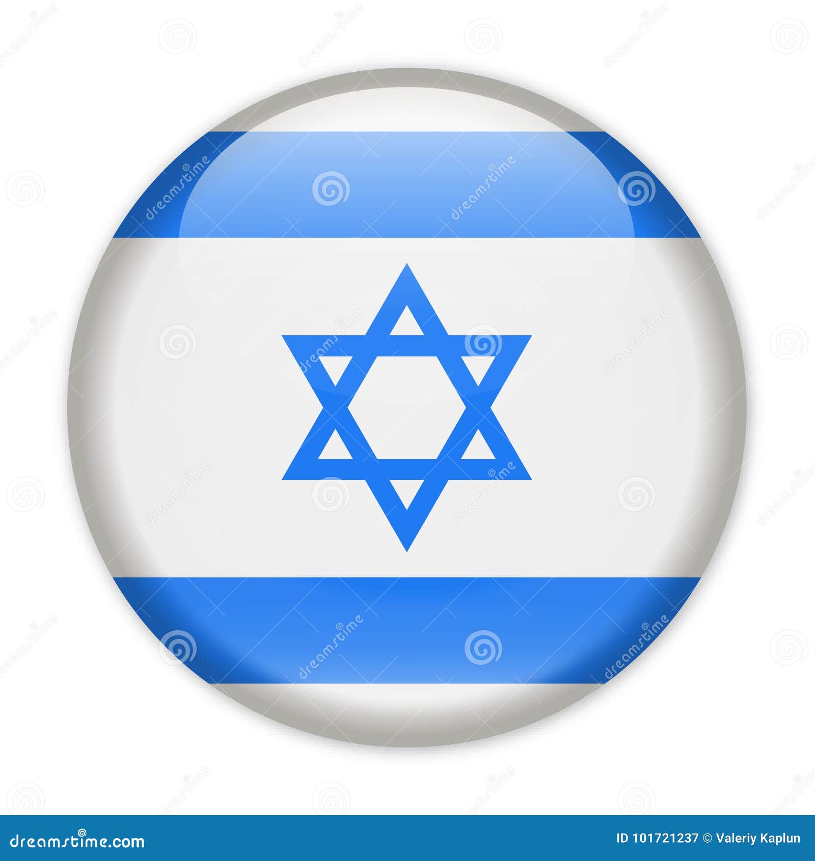 Israel Flag Vector Round Icon Stock Illustration - Illustration of flat ...