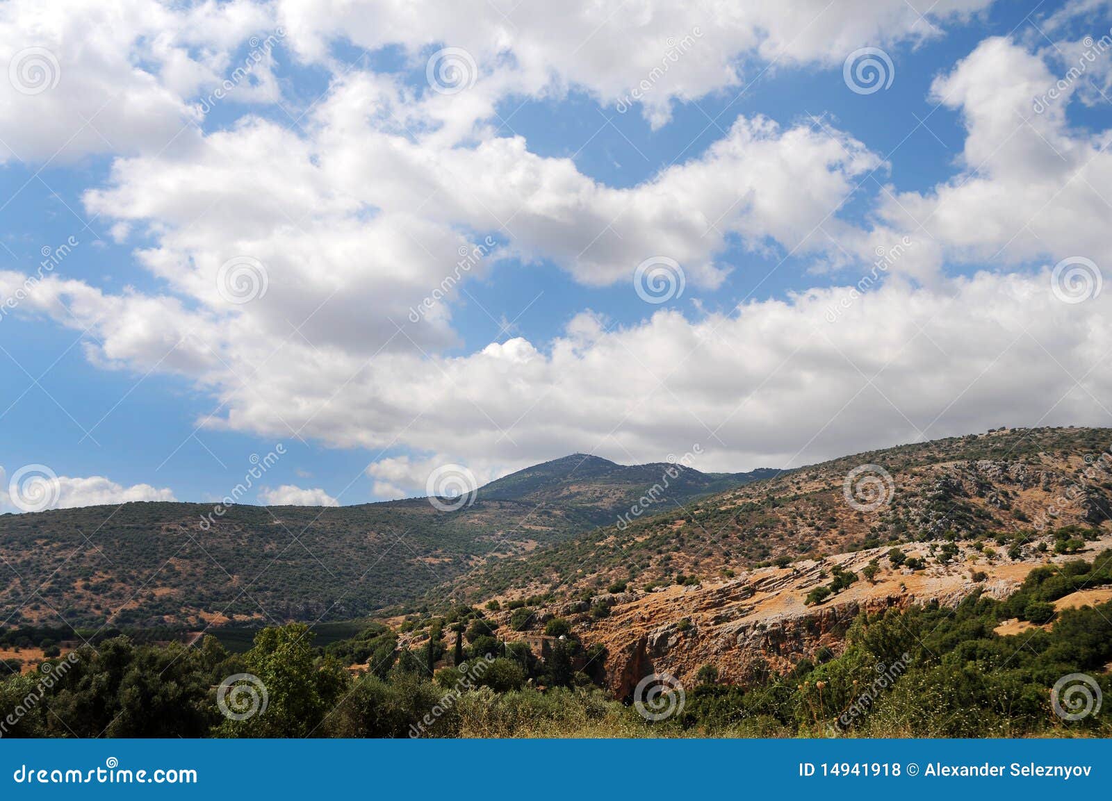 Israel Galil stock photo. Image of cumulus, east, flowers - 14941918