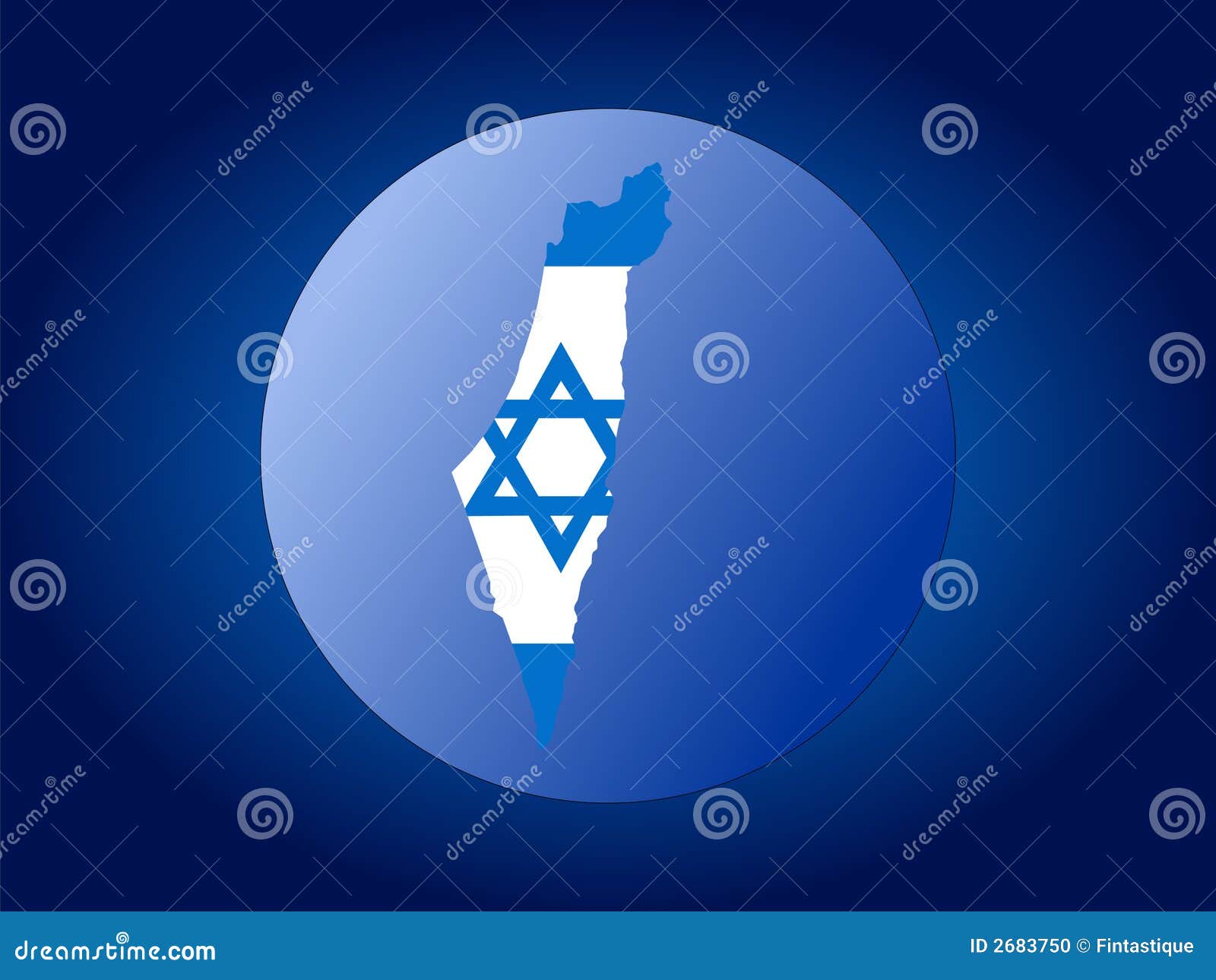 Israel globe stock vector. Illustration of israeli, atlas - 2683750