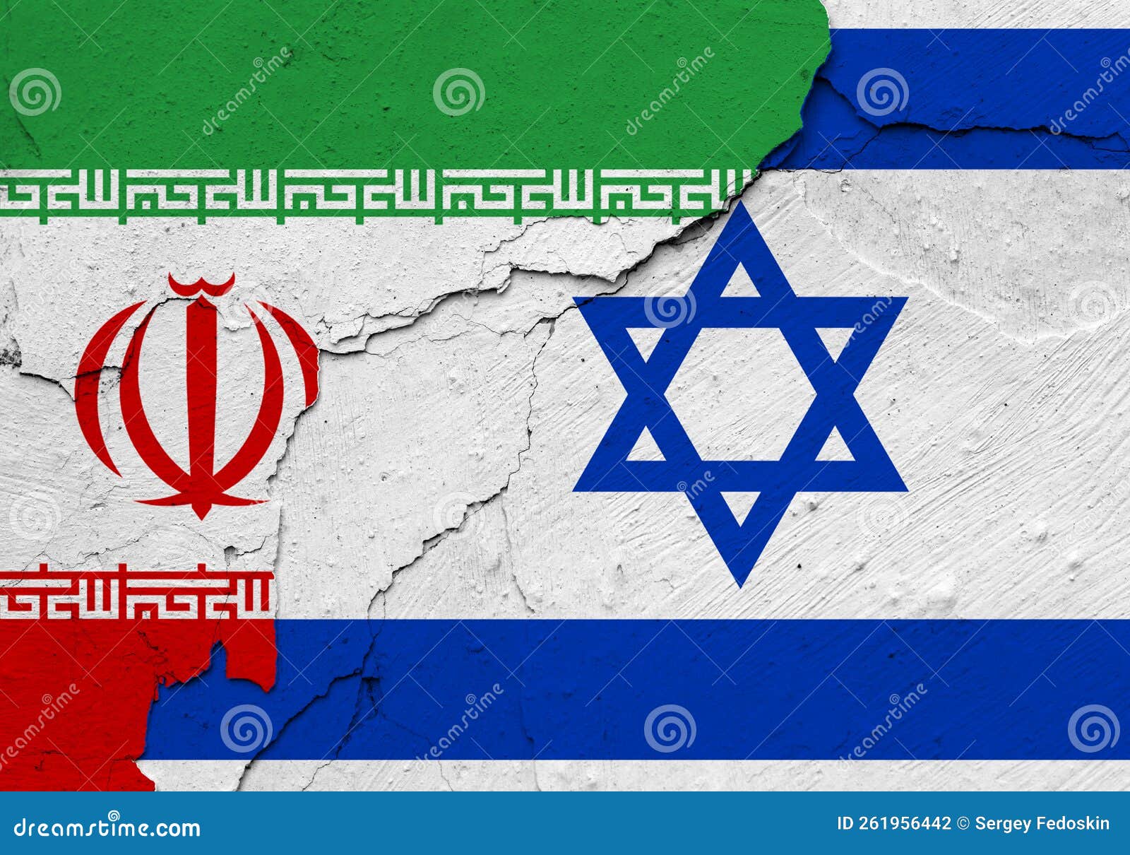Israel and Iran Flags. International Relations Stock Photo - Image of ...
