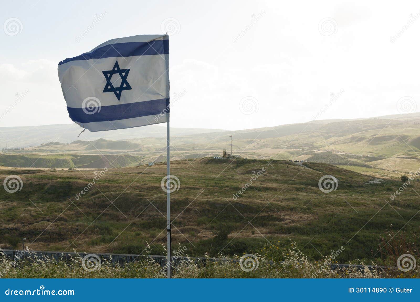 Israel-Jordan border stock photo. Image of valley, hills - 30114890