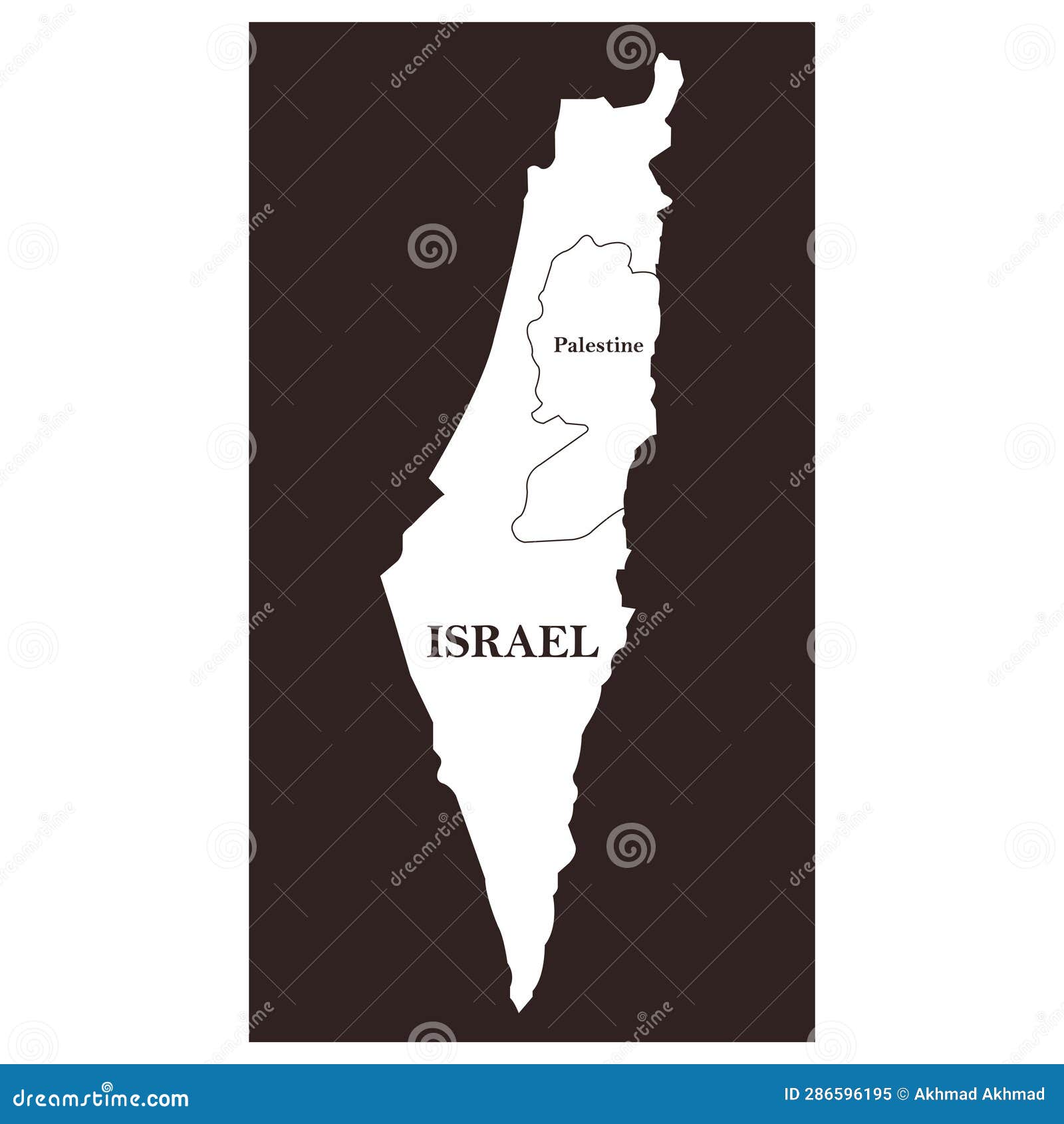 Israel map icon stock vector. Illustration of city, communication ...