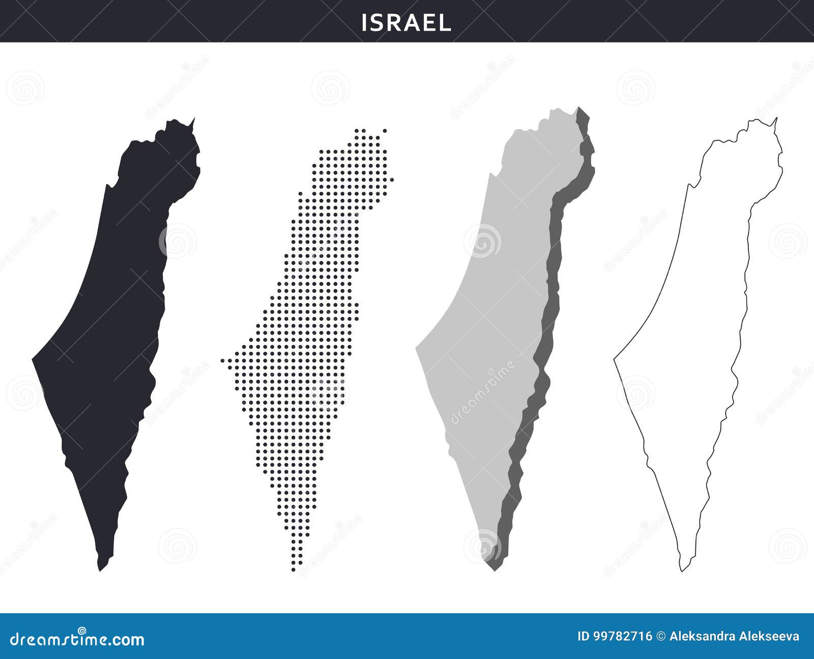 Israel Map Vector Collection, Abstract Patterns Stock Vector ...