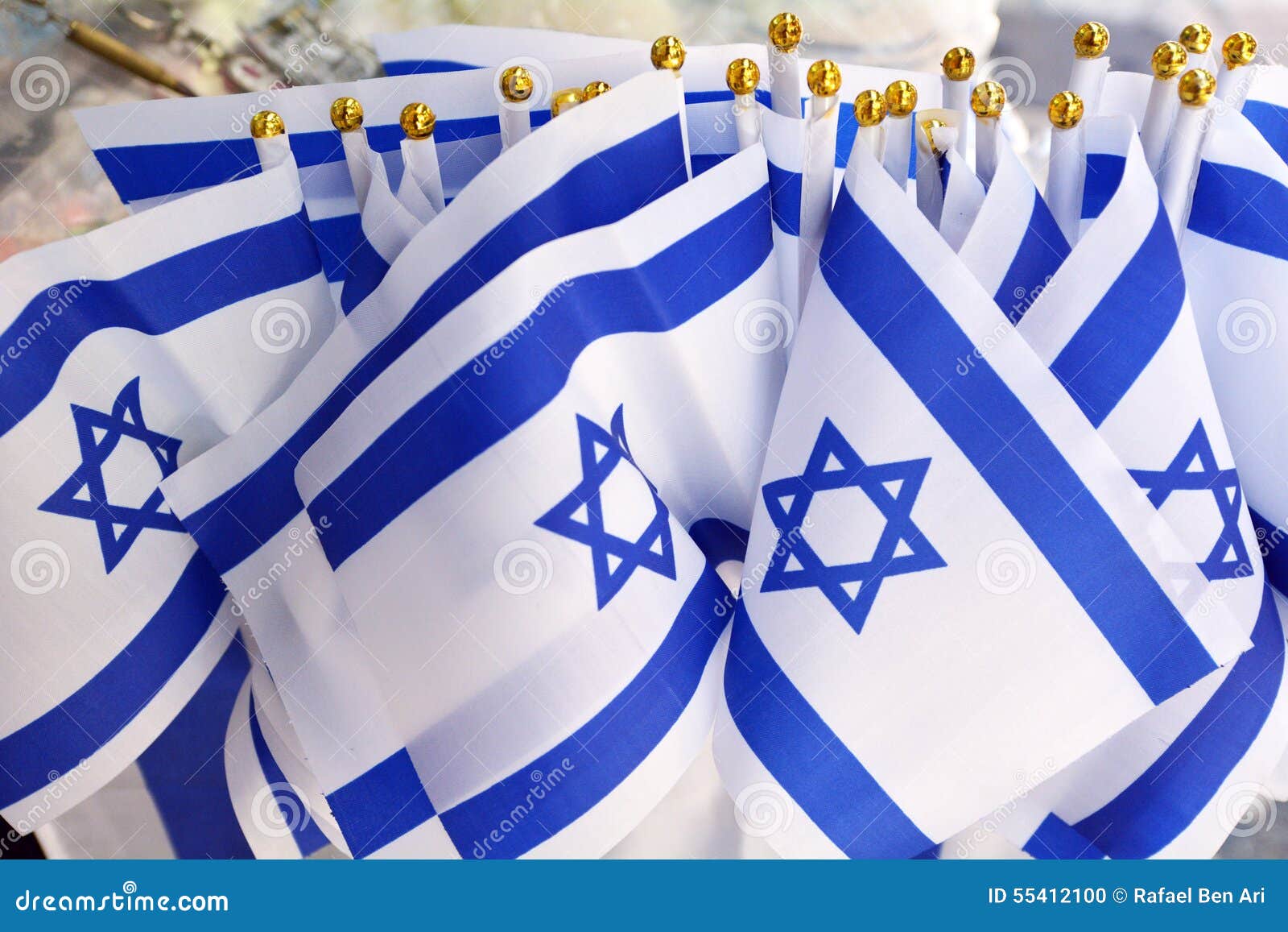 Israel national flags stock photo. Image of national - 55412100