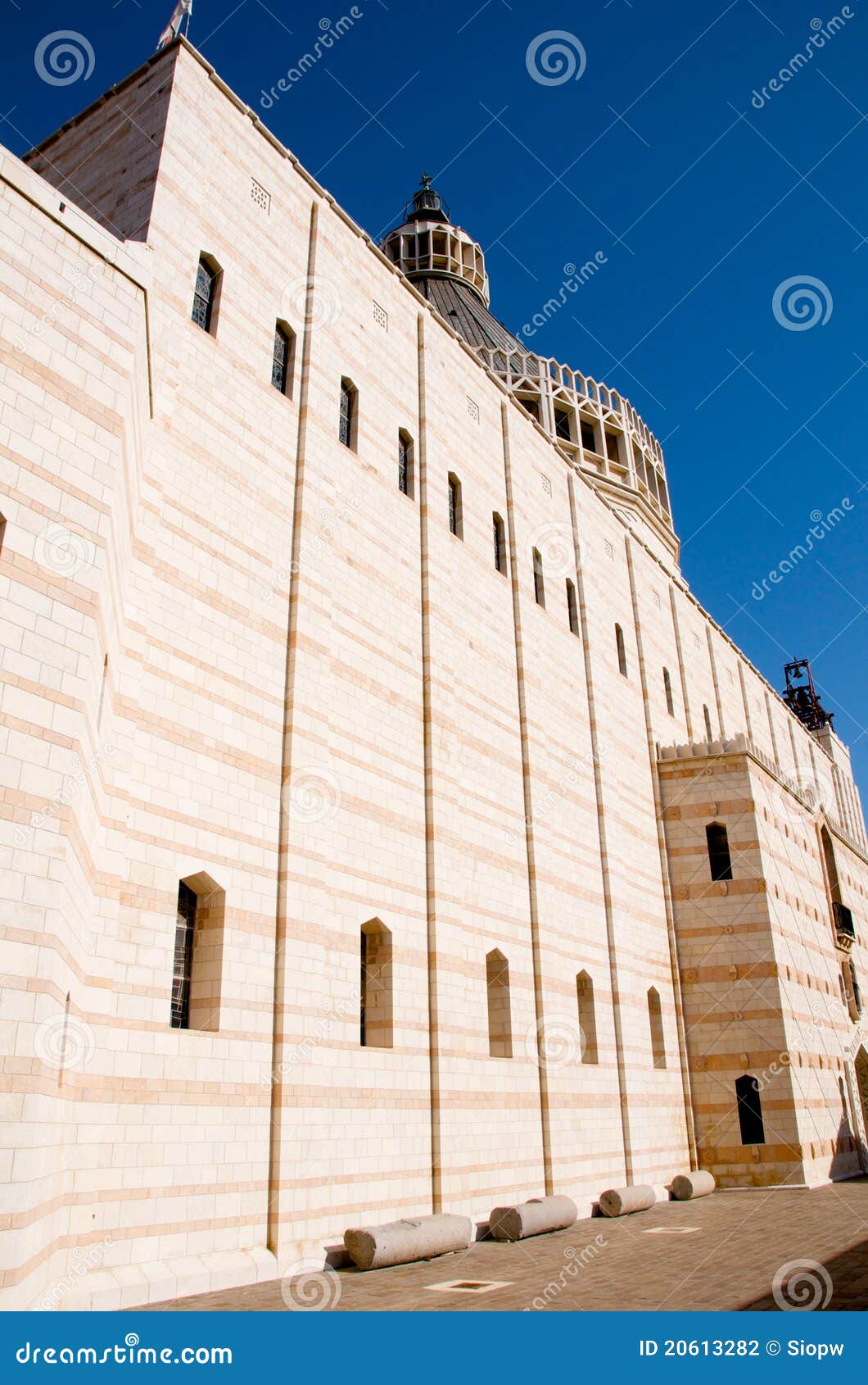 Israel Nazareth. Church of the Annunciation. Stock Photo - Image of ...