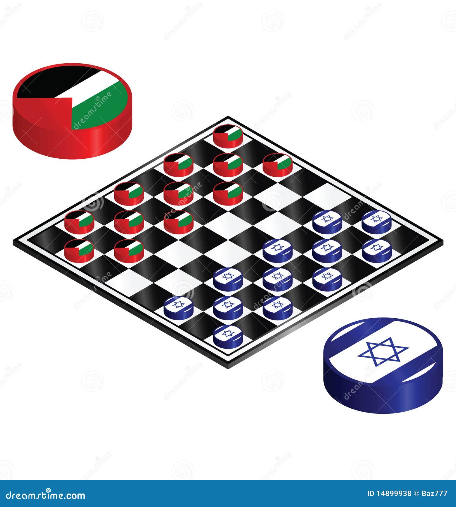 Israel Palestine conflict stock vector. Illustration of palestine ...