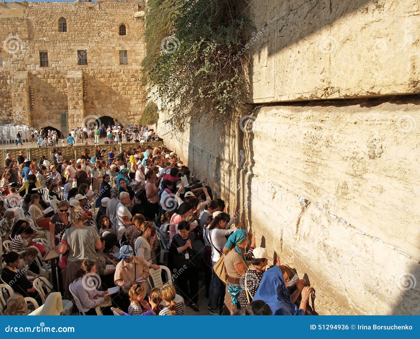 Israel. Pilgrims at the Wailing Wall in Jerusalem Editorial Photo ...