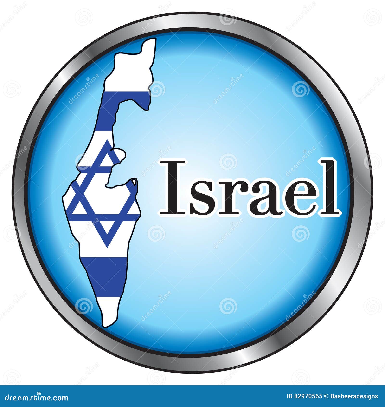 Israel Round Flag Vector Design. | CartoonDealer.com #192681035