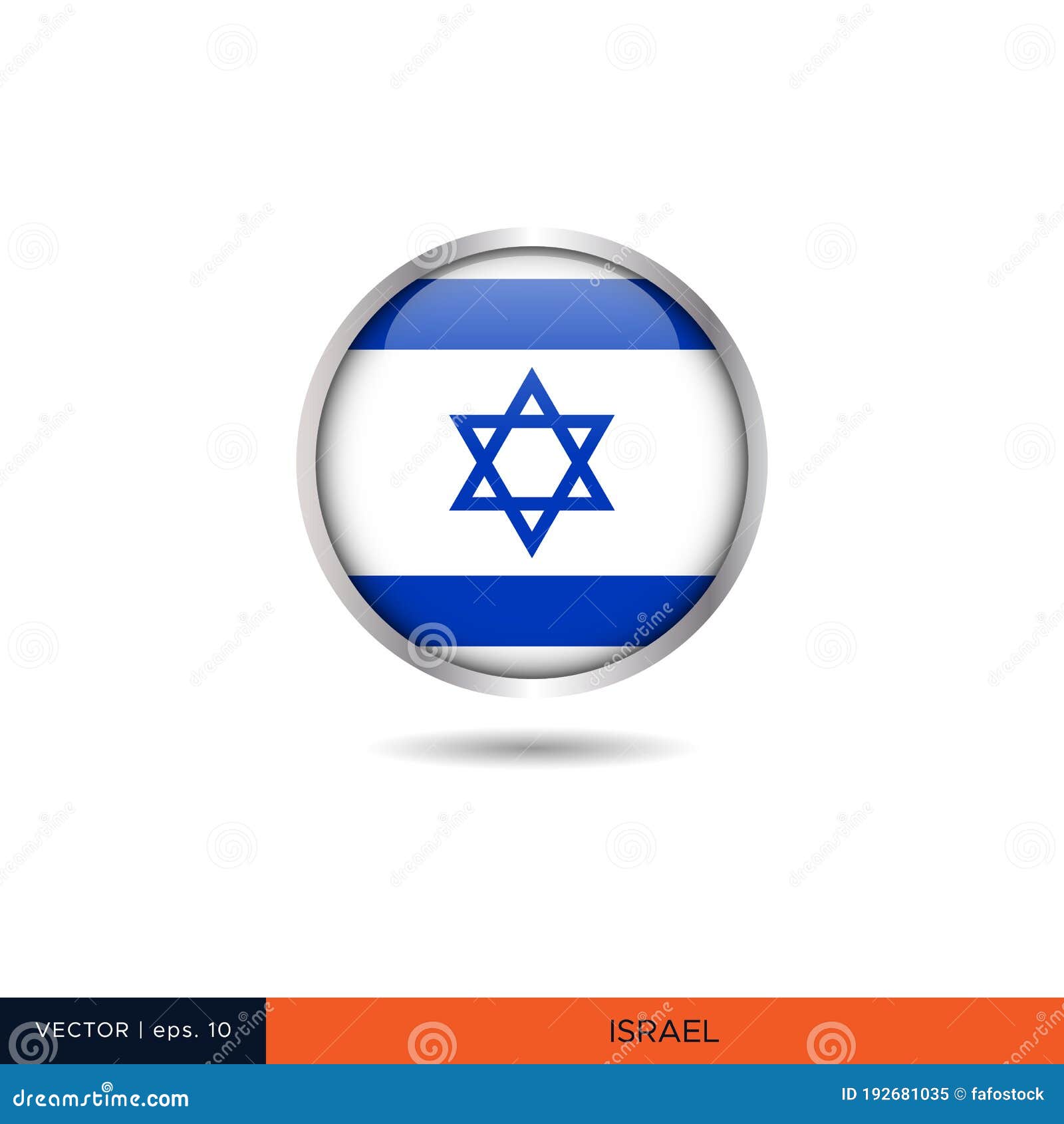 Israel Round Flag Vector Design. | CartoonDealer.com #192681035