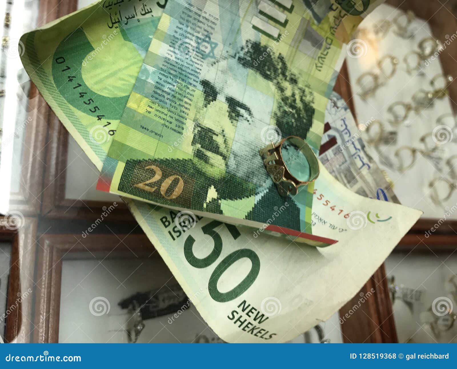 Money stock photo. Image of gold, ring, shekels, israel - 128519368