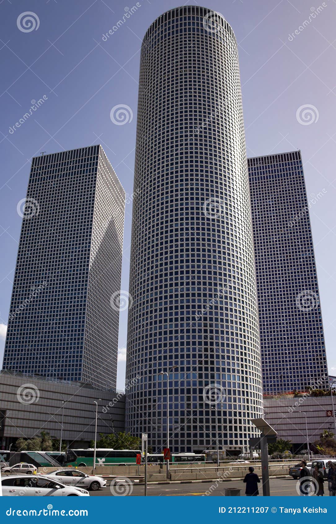 Azrieli Center is a Complex of Skyscrapers in Tel Aviv Editorial ... Azrieli Center is a Complex of Skyscrapers in Tel Aviv Editorial ...