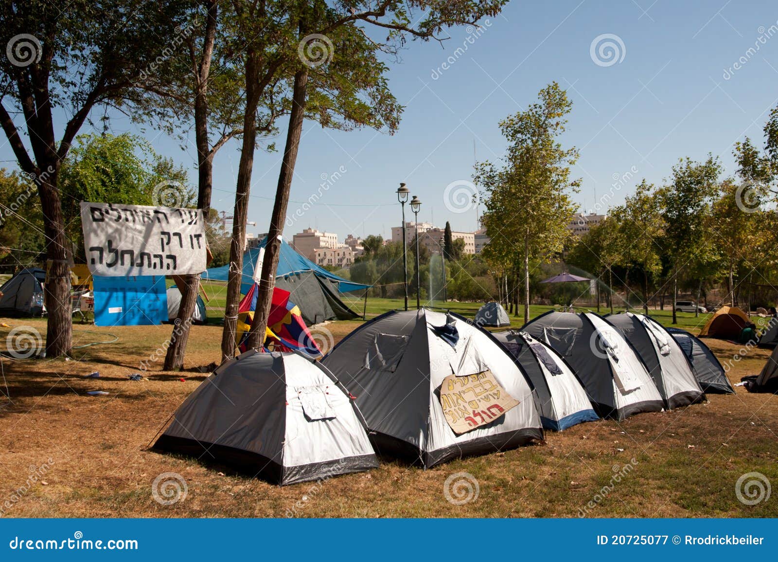 Israel Tent City editorial photography. Image of park - 20725077