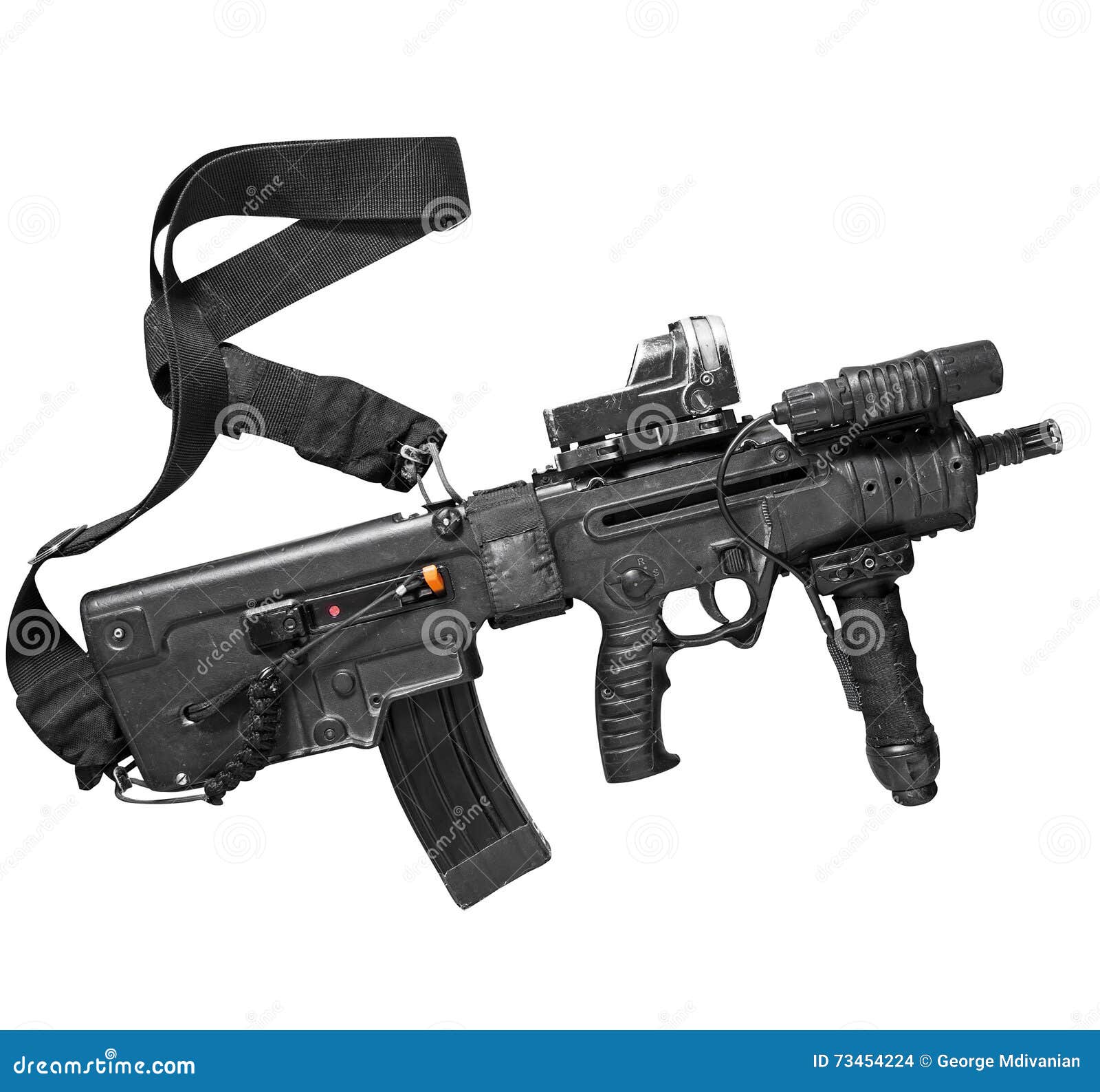 Israeli UZI Sub Machine Gun Bayonet Royalty-Free Stock Photo ...